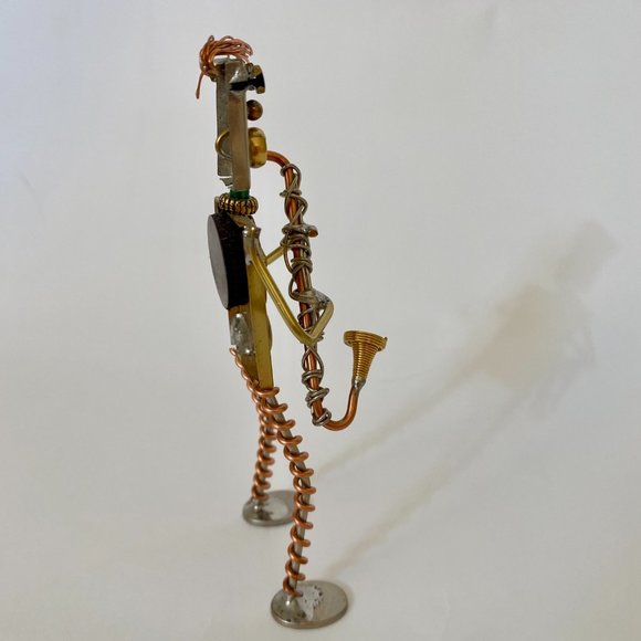 Don Rea Designs | Art | Handmade Don Rea Metal Wire Saxophone Sculpture ...